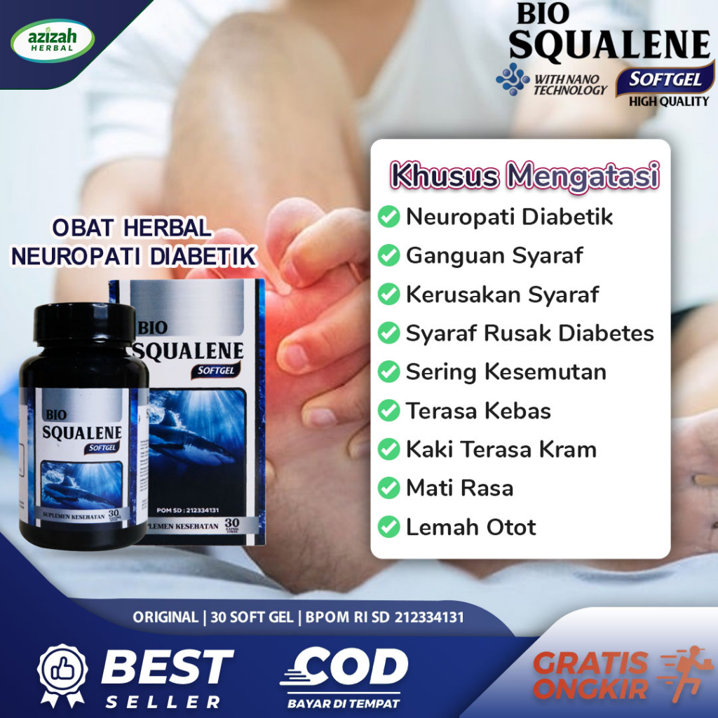 Jual Obat Neuropati Diabetik Gangguan Kerusak Fungsi Syaraf Sering ...