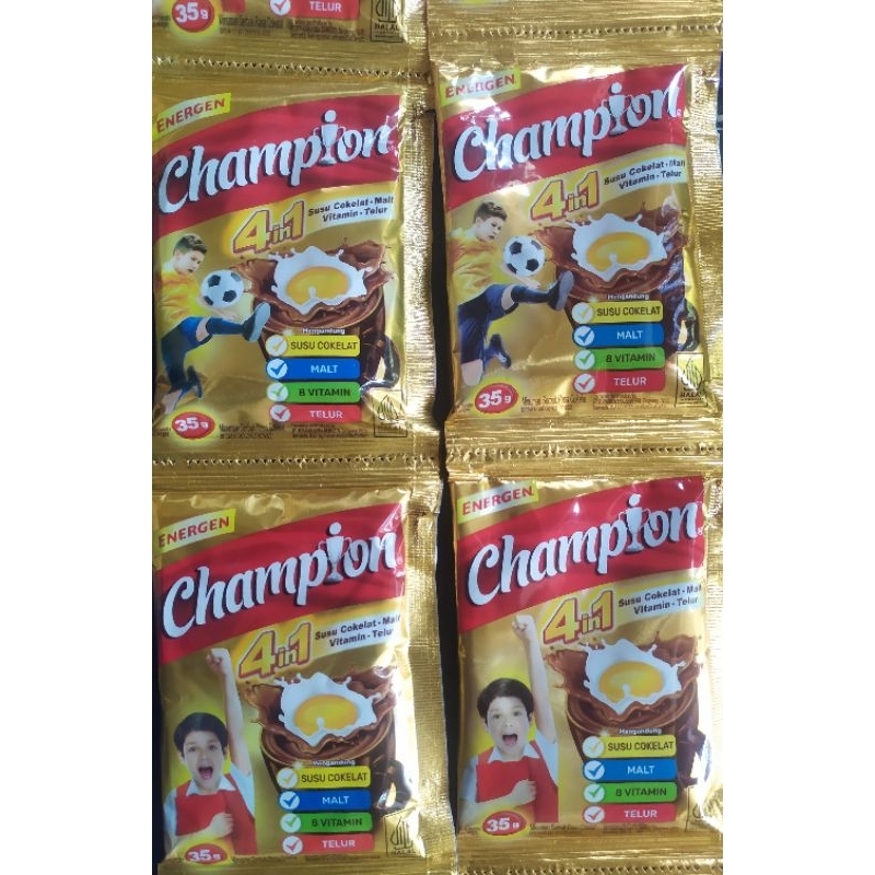 Jual Energen Champion Susu Coklat 4+1 isi 10 sachet | Shopee Indonesia