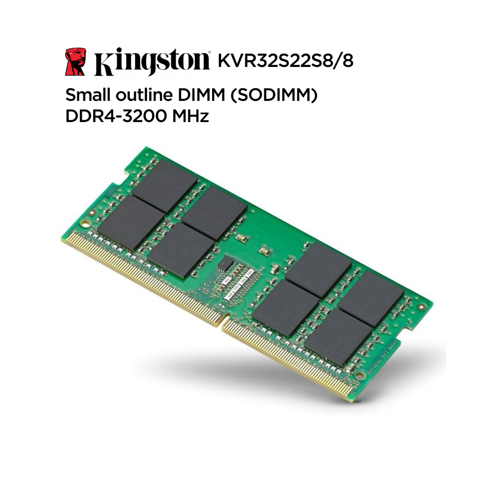 Jual Kingston Memory Sodimm 8GB DDR4 3200 - KVR32S22S8/8 | Shopee Indonesia