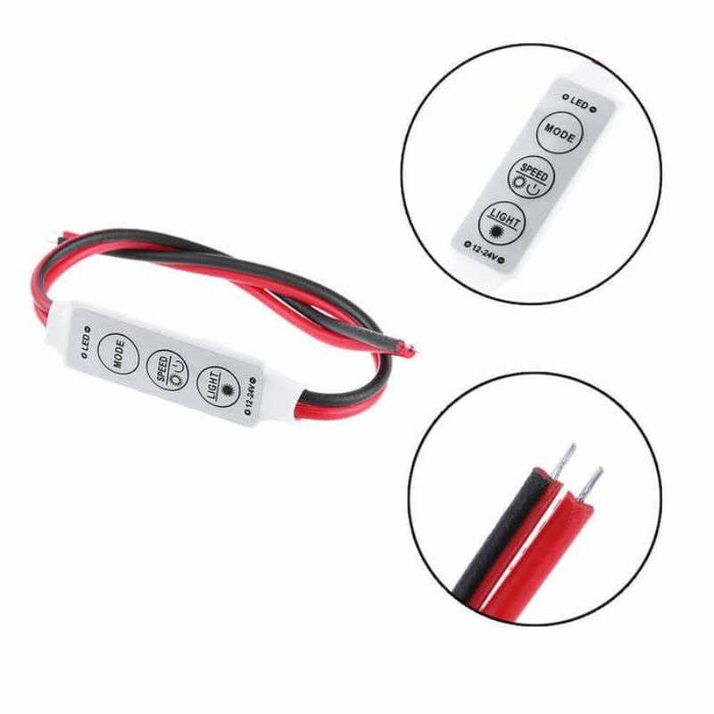 Jual PROMO lampu LED Dimmer Controller Modul 12-24V / LED Dimmer ...