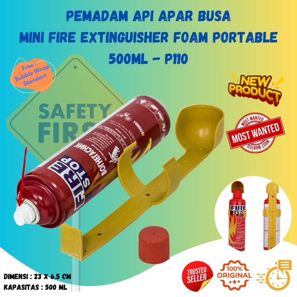 Jual FireStop Extinguisher APAR 500ML Alat Pemadam Api Portable Spray ...
