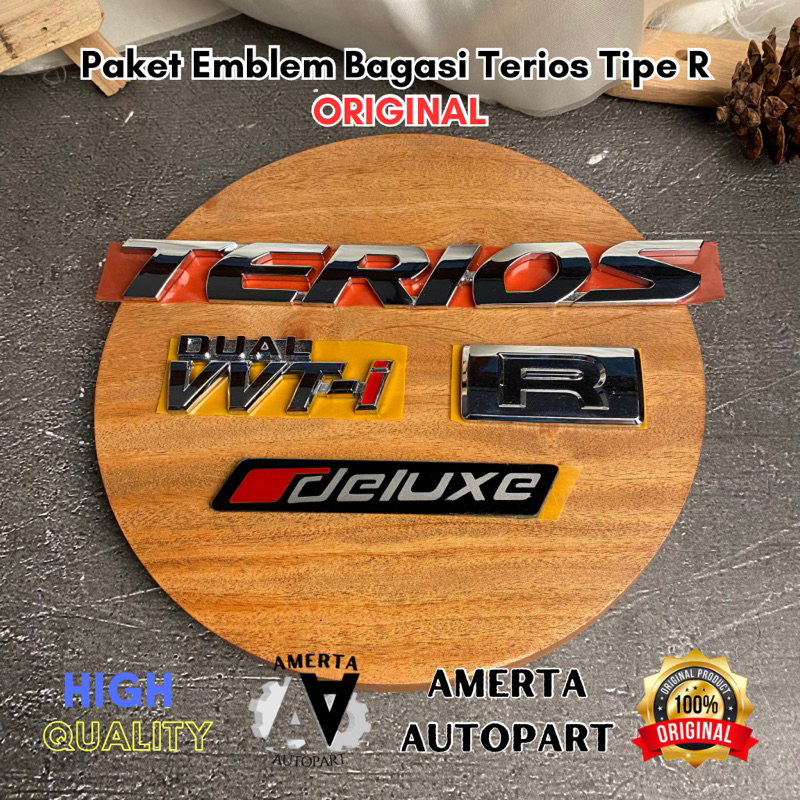 Jual Paket Emblem Bagasi Terios Tipe R | Shopee Indonesia