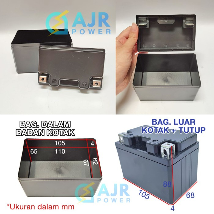 Jual BOX Kotak Aki Accu Lithium GTZ4V GTZ5S sepeda Listrik UPS Sprayer ...