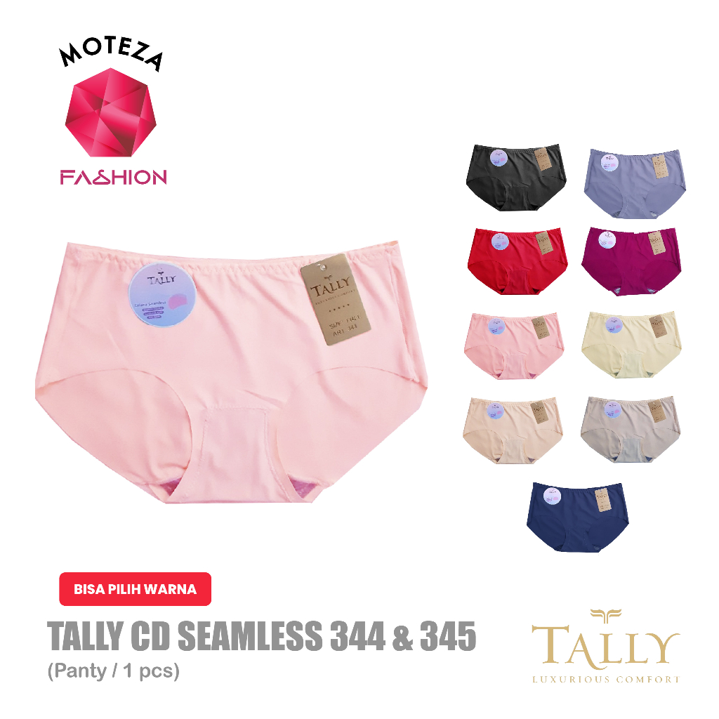 Jual Tally 344 ; 345 CD Celana Dalam Wanita - Seamless Tanpa Jahitan Anti Nyeplak | Shopee Indonesia