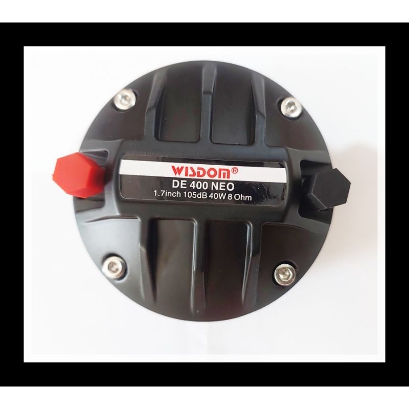Jual Driver Tweeter DE 400 wisdom Neodium/ Wisdom DE400 NEO | Shopee ...