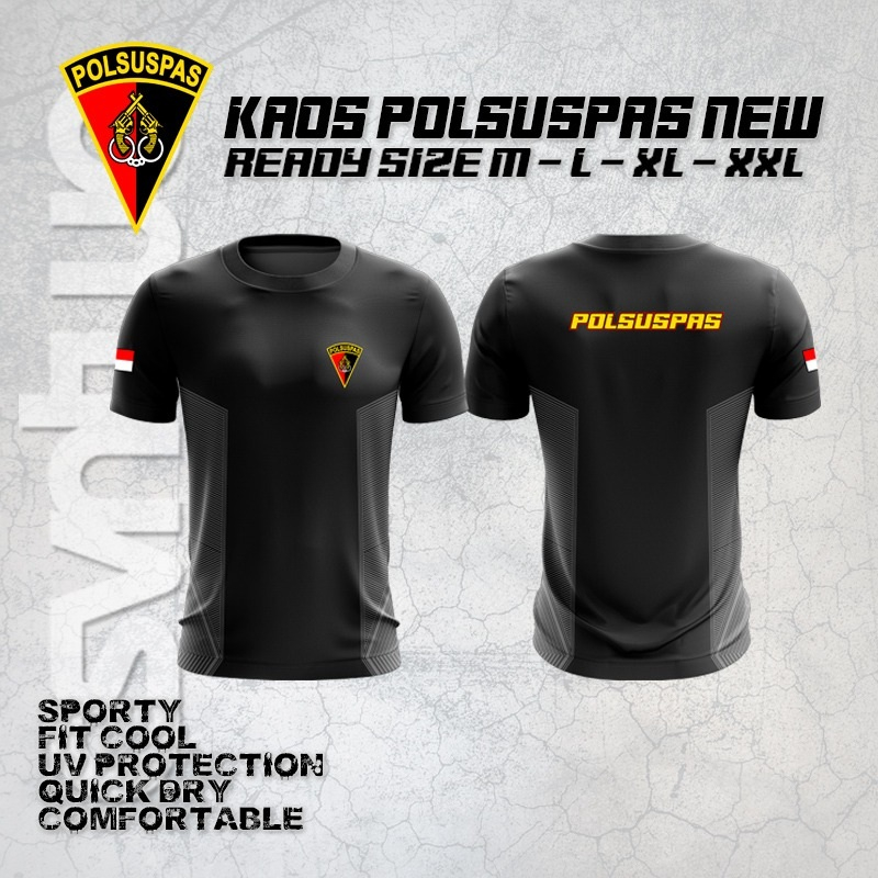 Jual Kaos Polsuspas Terbaru / Kaos Polsuspas Logo Merah Hitam Bahan ...