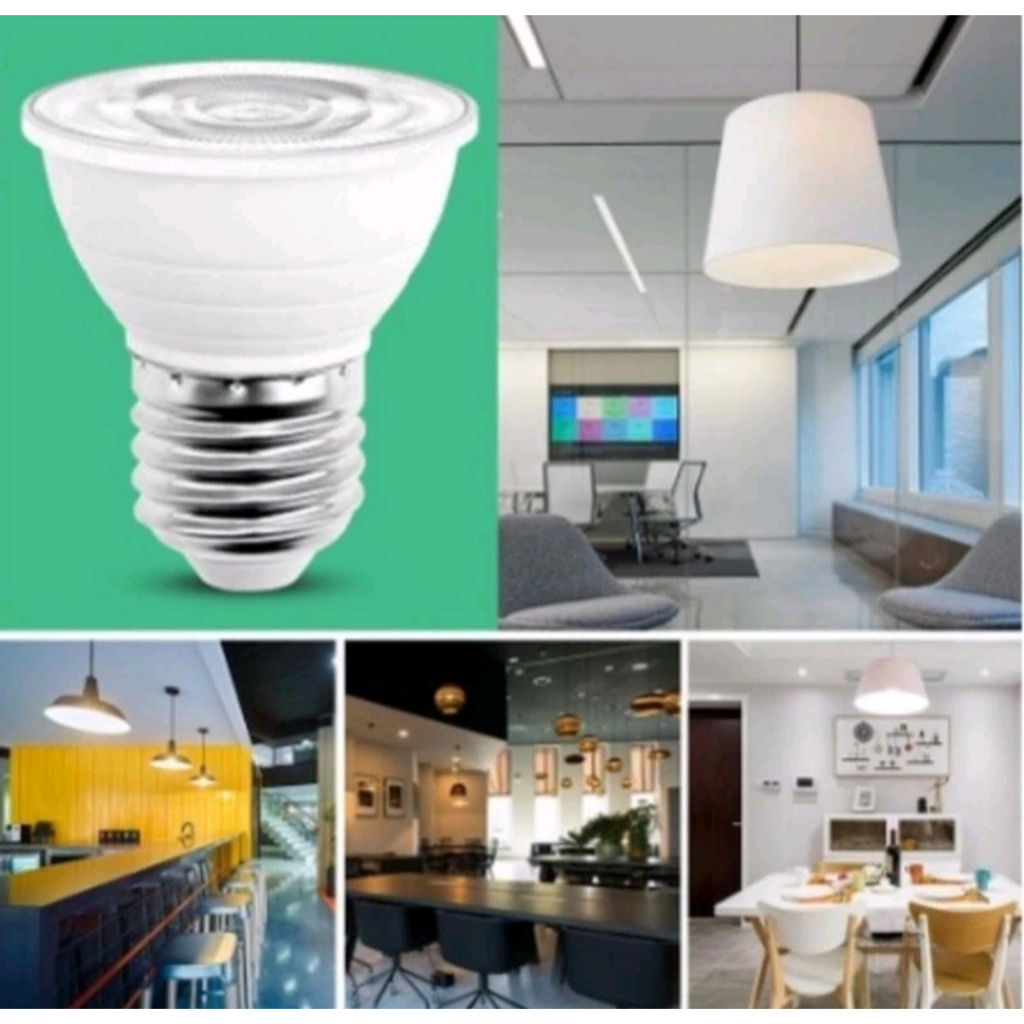 Jual Lampu Halogen Spotlight LED 7 Watt Fitting E27 / MR16 COB Sorot 7W Lampu Spot Light Tusuk ...