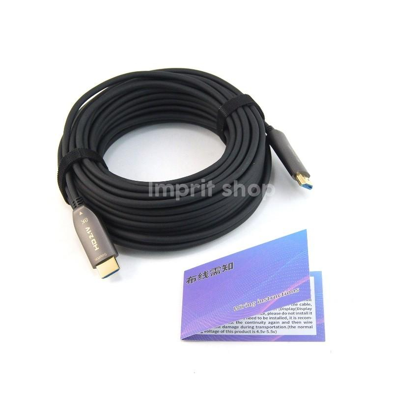 Jual Kabel HDMI Fiber Optic 8K panjang 10, 15, 20 meter | Shopee Indonesia