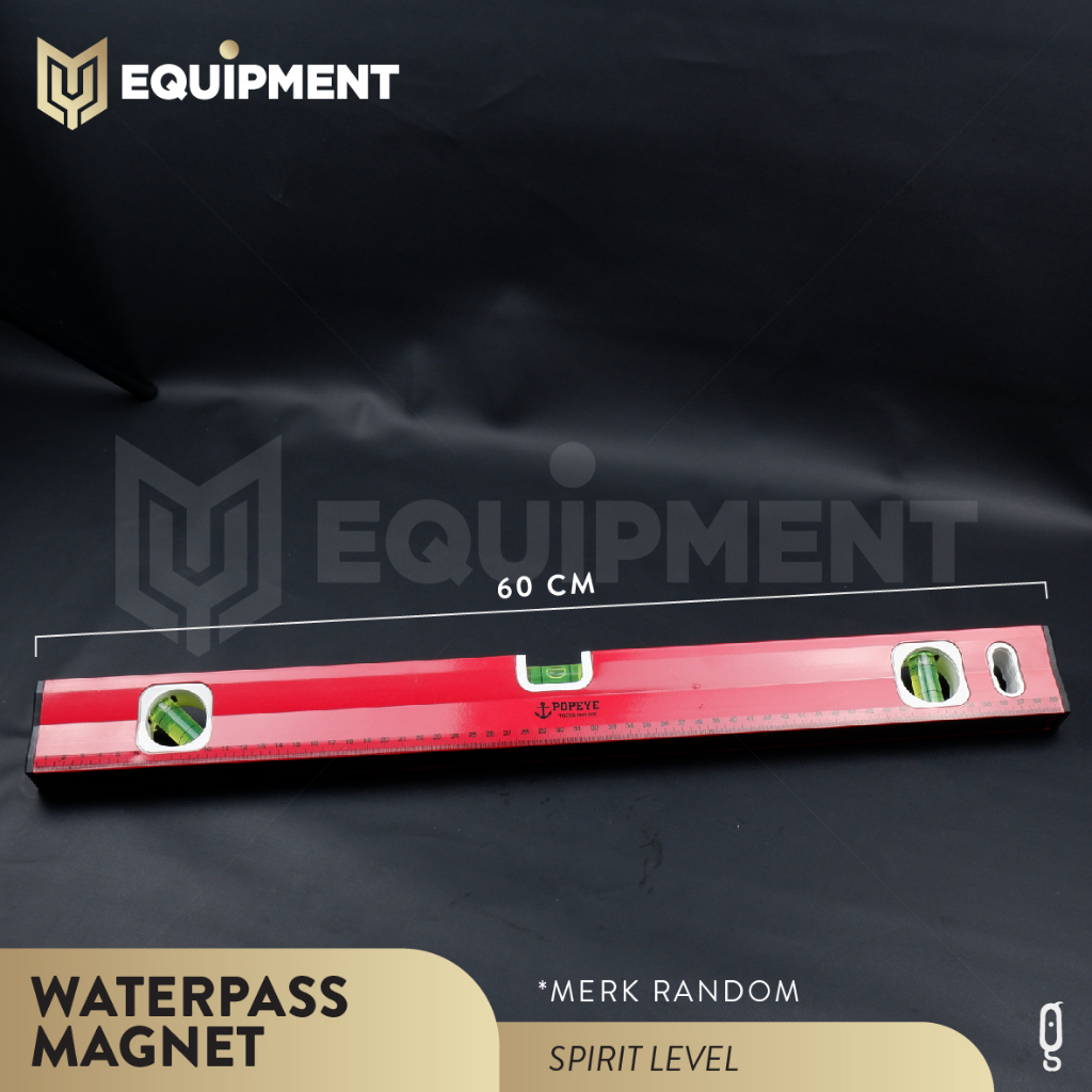 Jual waterpas magnet / alat ukur kelurusan kemiringan sejajar tembok lantai / magnetic waterpass ...
