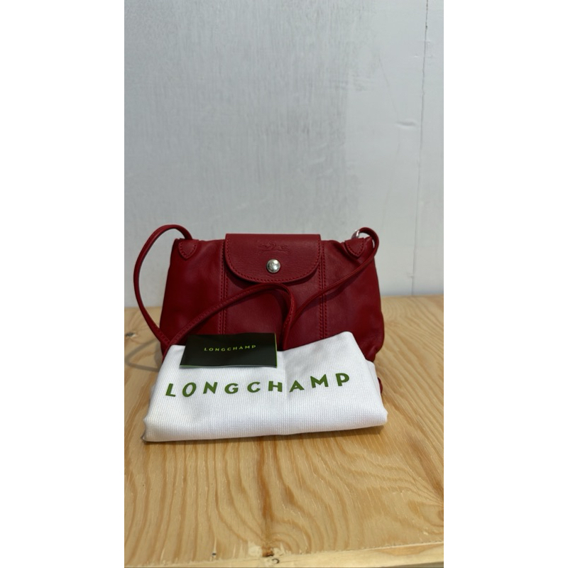 Jual Sling Cuir Long*Champ Small Baru Warna Merah | Shopee Indonesia