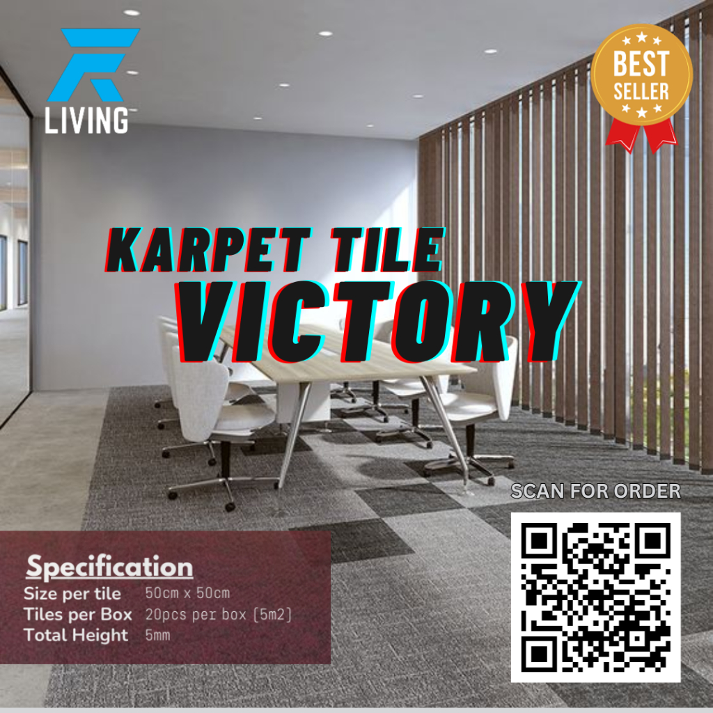 Jual KARPET TILE VICTORY COCOK UNTUK RUANGAN KANTOR | Shopee Indonesia