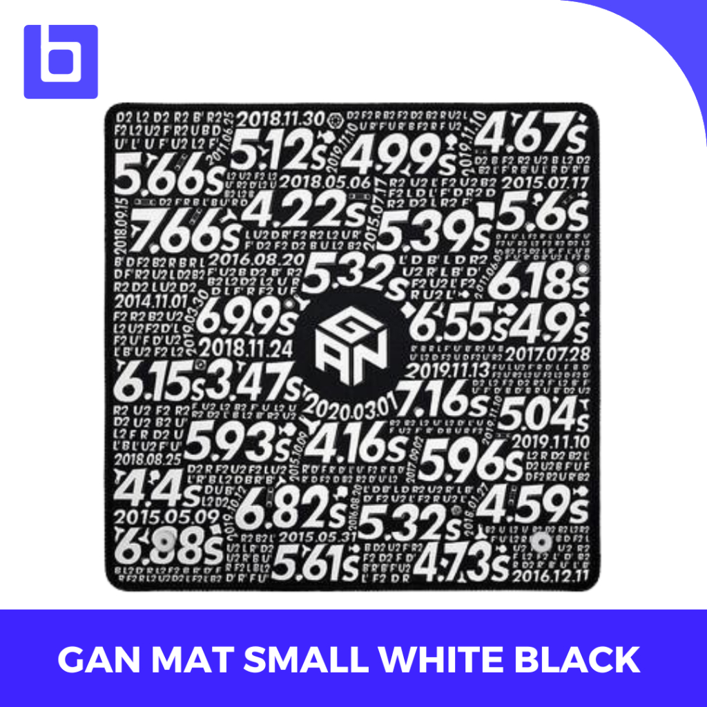 Jual mat - carpet - GAN cube mat small - Mat Black White - alas Cube ...