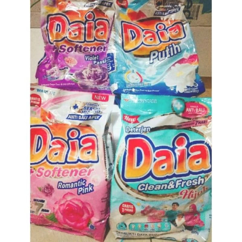 Jual Daia Detergent Bubuk 800 gram Rose / Lavender | Shopee Indonesia