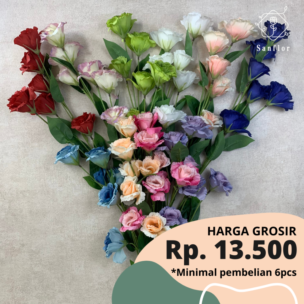 Jual BUNGA LONCENG K6/ BUNGA ARTIFICIAL/ TANAMAN HIAS PLASTIK/ HIASAN ...