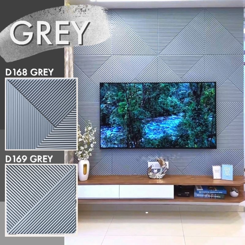 Jual WALLFORM - PREMIUM 50x50cm Motif Garis Premium 3D WALLPANEL Wall ...