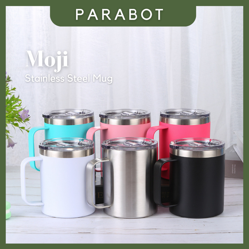 Jual [Parabot] MOJI Tumbler Mug Stainless Steel Gelas Cangkir Stainless ...
