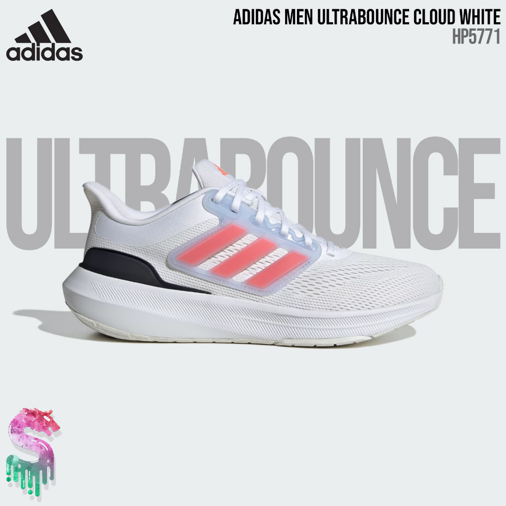 Jual adidas Ultrabounce [HP5771] Cloud White Men Original BNIB - Sepatu ...