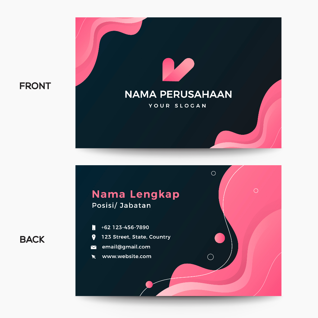 Jual Desain Kartu Nama_GB64 (Gratis Revisi 24 Jam) | Shopee Indonesia