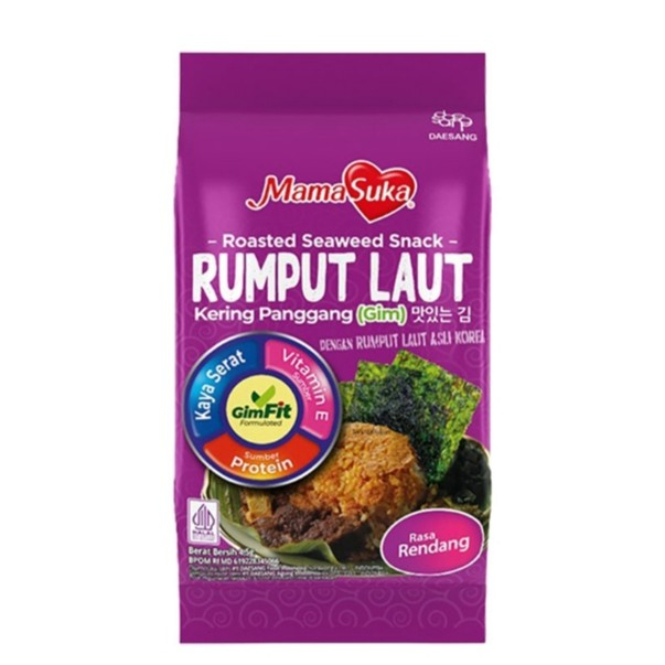 Jual MamaSuka Rumput Laut Rendang 2 x 4,5 gr | Shopee Indonesia