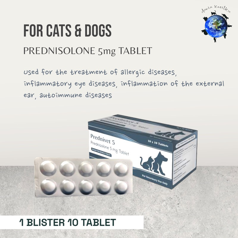 Jual Prednivet 5mg - Tablet Alergi / Dermatitis / Eczema / Autoimun (1 ...