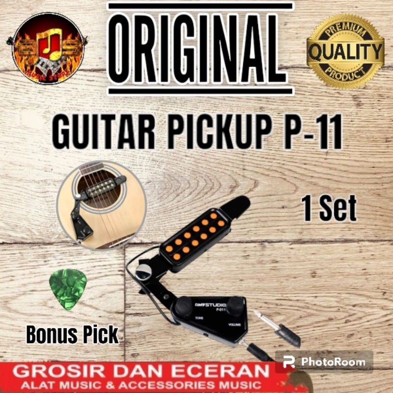 Jual Gitar Pickup Tempel Volume and Tone Bonus Pick Pickup Gitar P11 12 ...