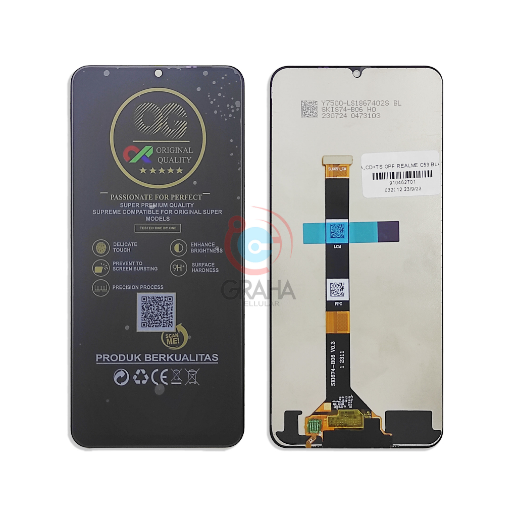 Jual LCD REALME C53 / C51 OG ORI SUPER FULLSET TOUCHSCREEN | Shopee ...