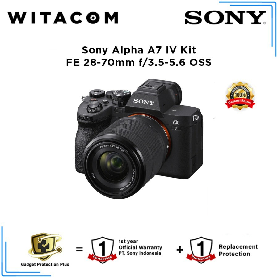 Jual Sony A7 IV Sony A7IV Sony A74 Kit FE 28-70mm f/3.5-5.6 Mirrorless ...
