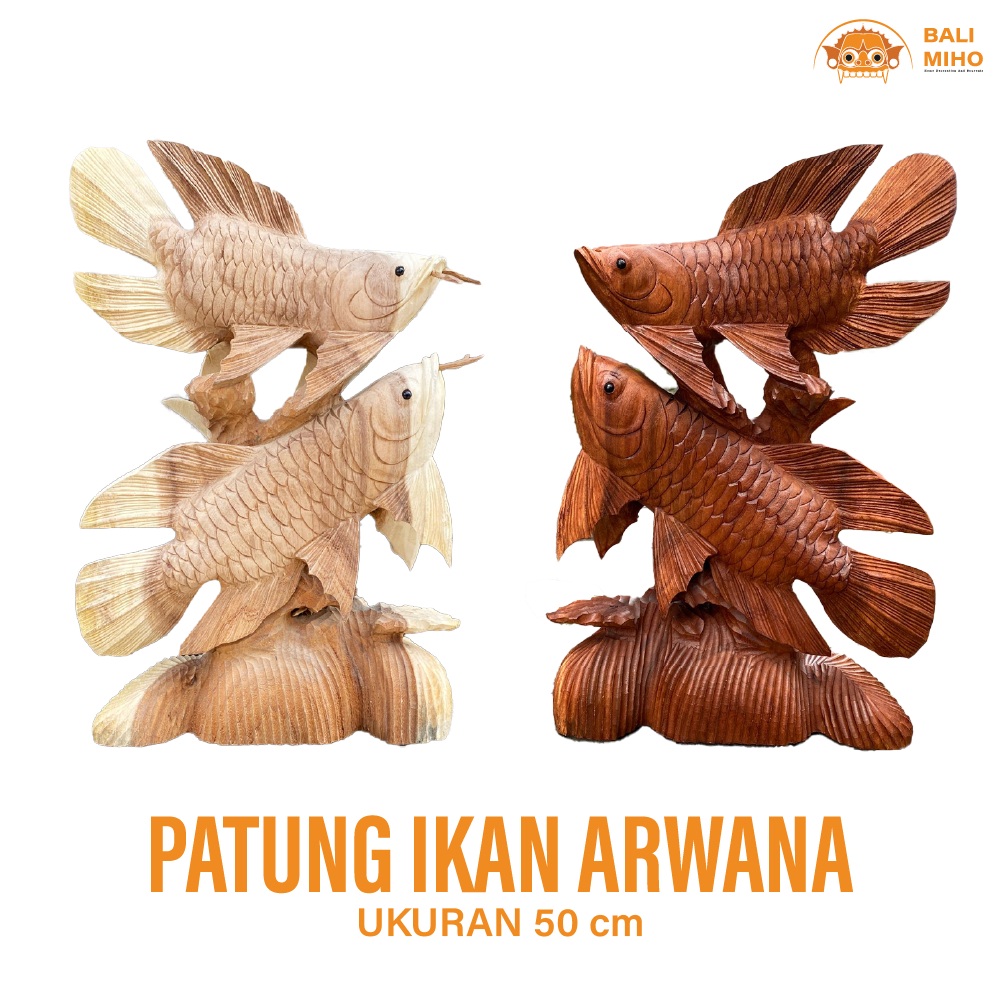 Jual Patung Arwana Double 50 cm - Patung Arwana Isi 2 - Patung Arowana ...