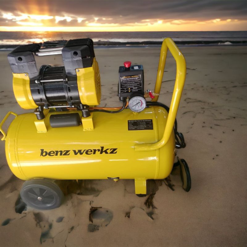 Jual BENZ MESIN KOMPRESOR SILENT 2 HP TABUNG 50 LITER NEW | Shopee ...