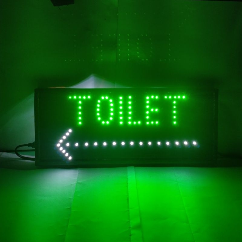 Jual LAMPU TULISAN toilet led sign | Shopee Indonesia
