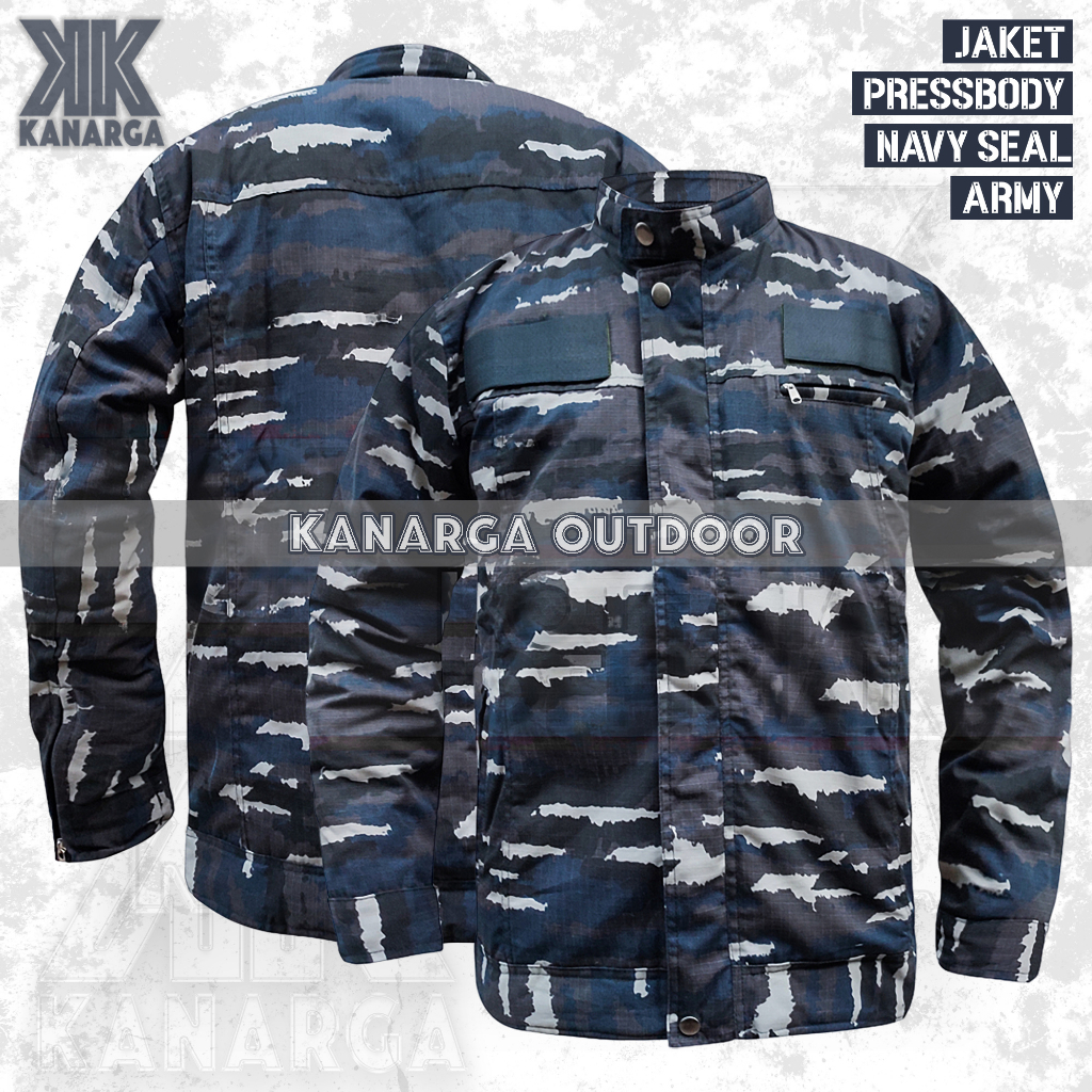 Jual Jaket Army Loreng US Navy Seal Pressbody Bahan Ripstop Premium ...