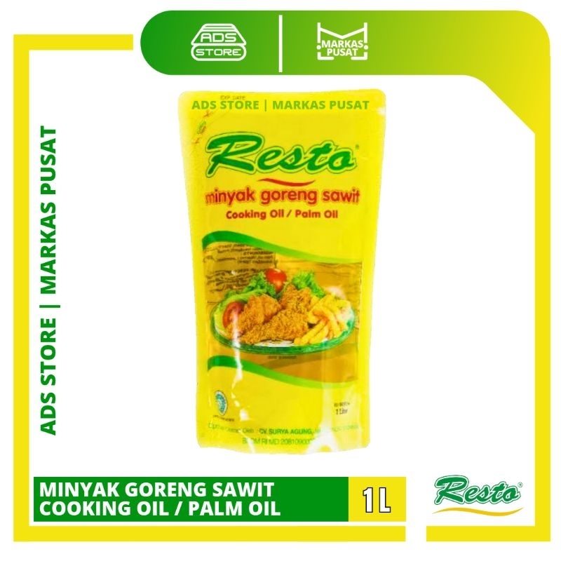 Jual minyak goreng resto 1 liter kemasan pouch minyak resto 1l minyak ...