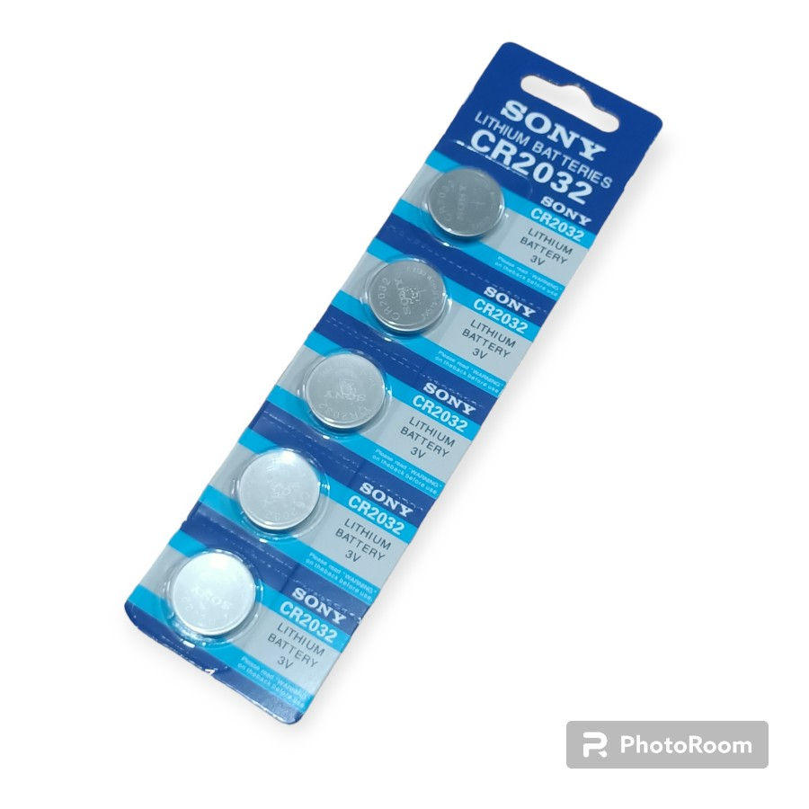 Jual BATERAI SONY CR 2032 BIRU PUTIH PER BIJI BATRE SONY MURAH CR2032 ...