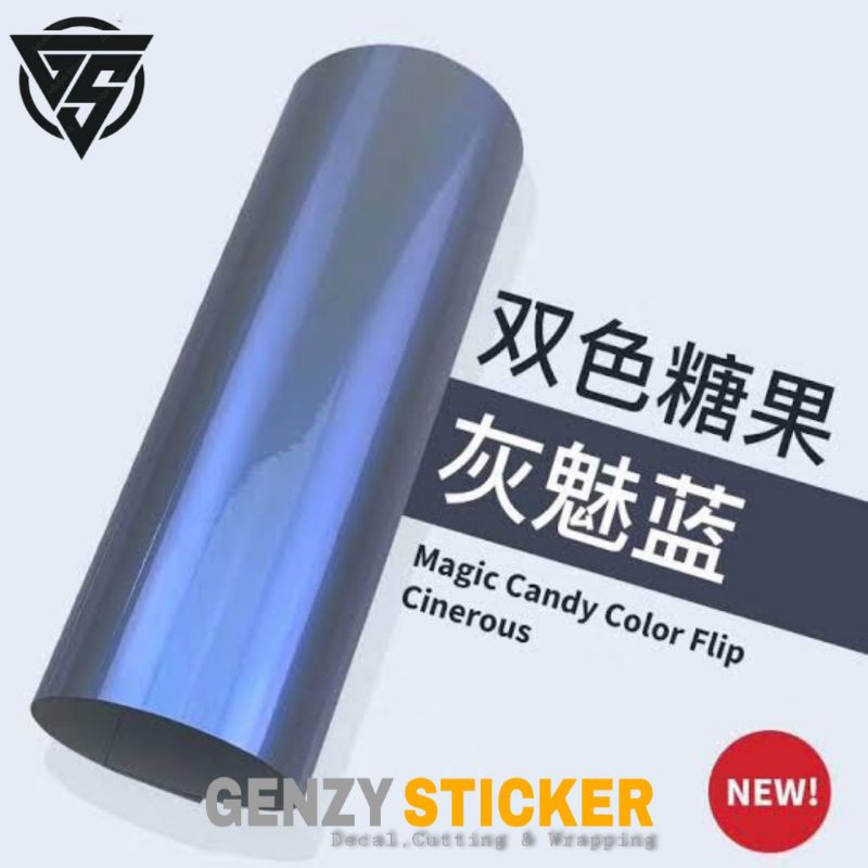 Jual stiker magic candy skotlet volcano grey mutiara sticker abuabu ...