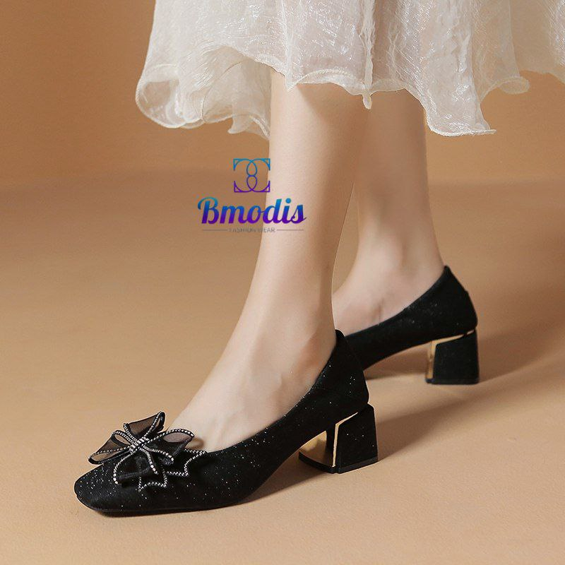 Jual ZR237 Heels Wanita Hak Tahu Fashion Import Sepatu Kerja Sepatu ...