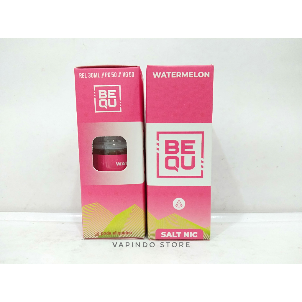 Jual SALT BEQU WATERMELON 30ML 30MG BY PODS SALTNIC LIQUID VAPE VAPOR ...