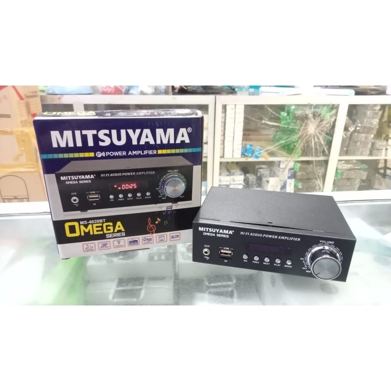 Jual POWER AMPLIFIER MITSUYAMA OMEGA MS 4020BT AMPLIFIER | Shopee Indonesia