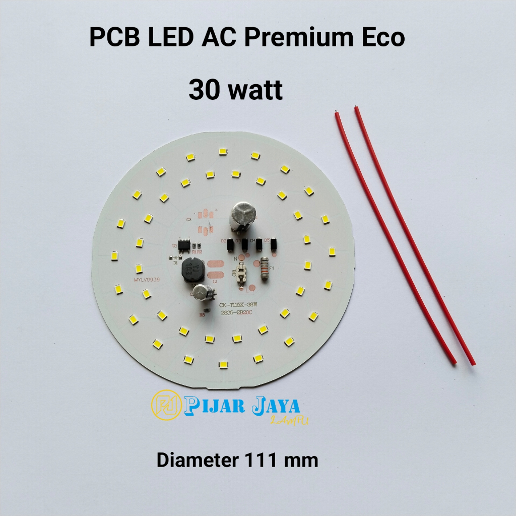 Jual PCB LED AC Premium Eco Watt Lengkap 5W 7W 9W 12W 15W 18W 20W 25W ...