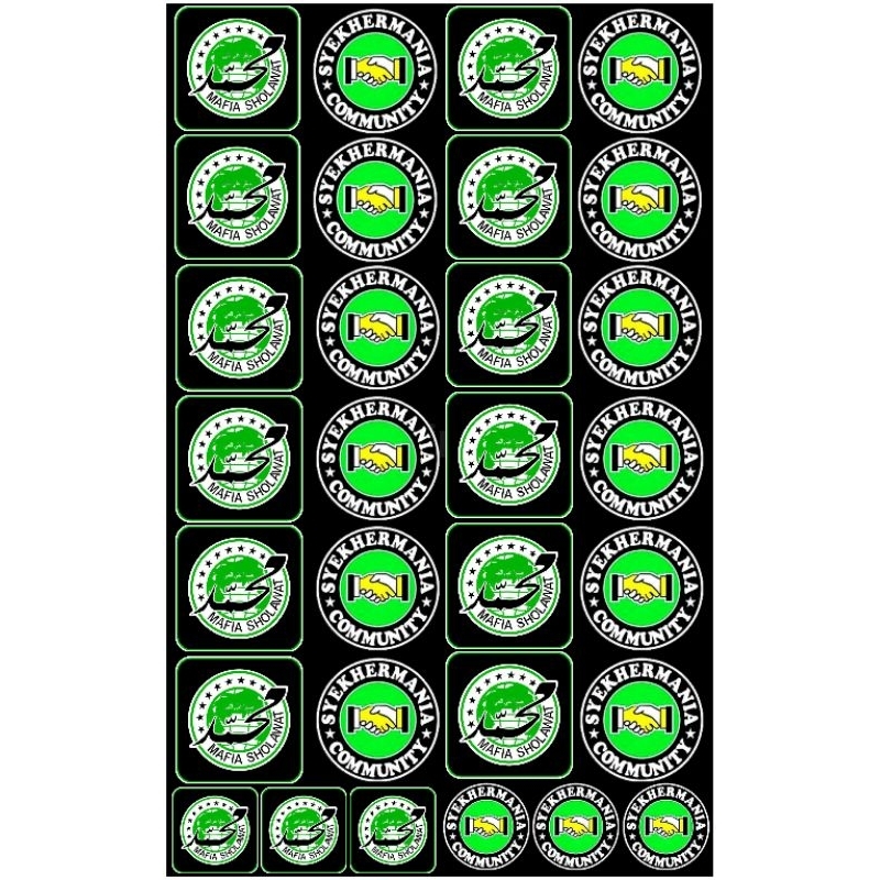 Jual Stiker Mafia Sholawat Syekher Mania Bahan Cromo | Shopee Indonesia