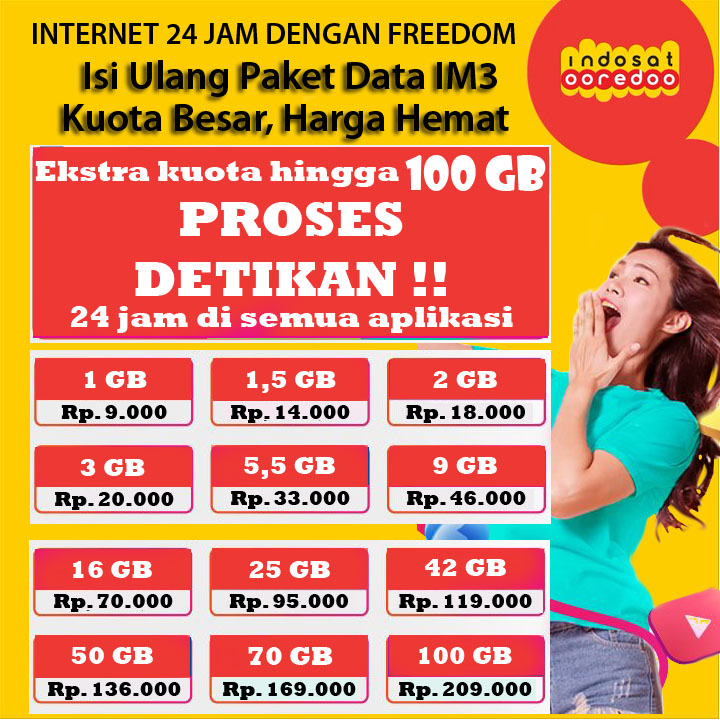 Jual Promo Paket Data Im3 Murah | Shopee Indonesia