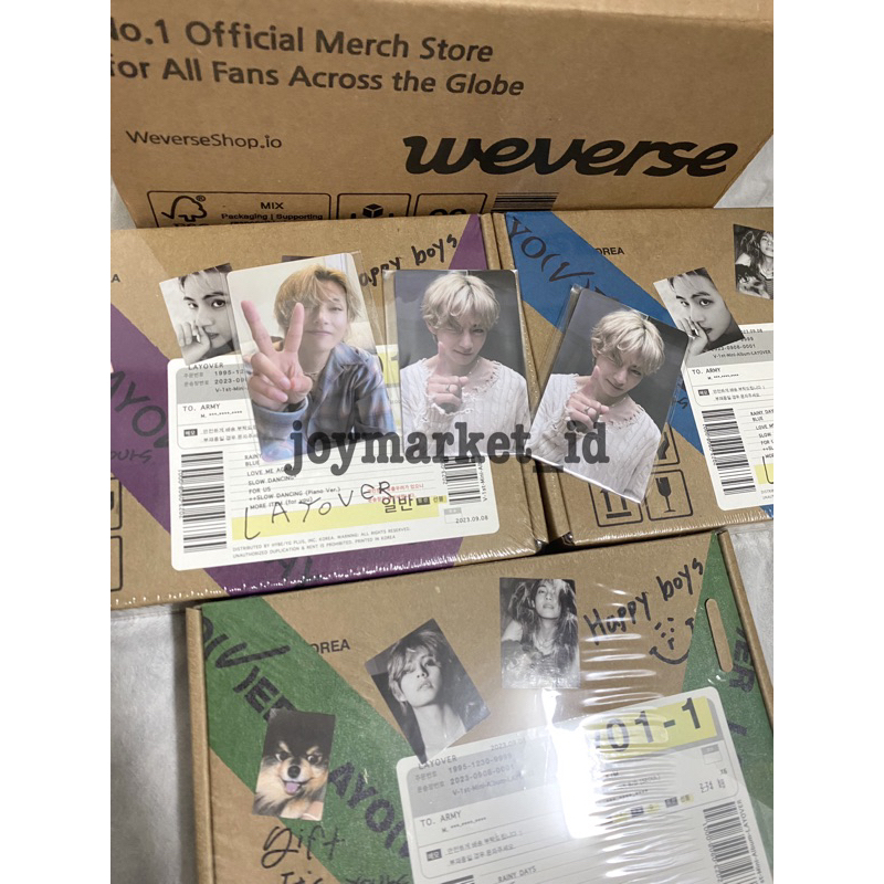 Jual [READY SALE] BTS - V Layover photocard pvc 2nd POB telunjuk ...