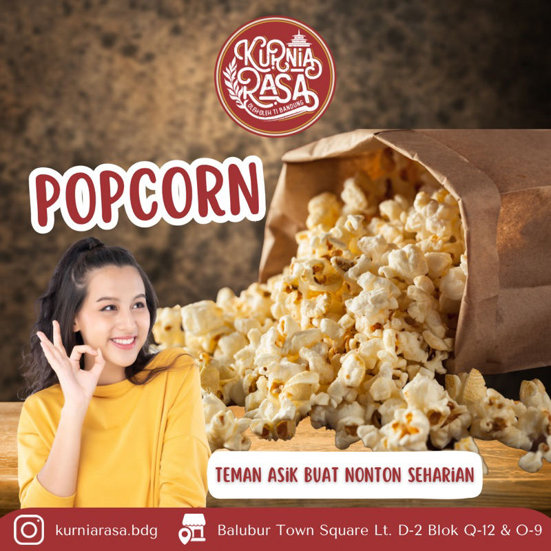 Jual Popcorn 250 gr | Kurniarasa | Shopee Indonesia