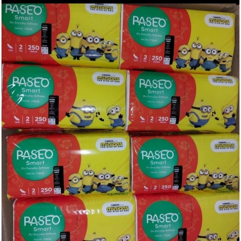 Jual Tissue paseo smart 250 sheet 2 ply 1 dus isi 48 Bks) | Shopee ...
