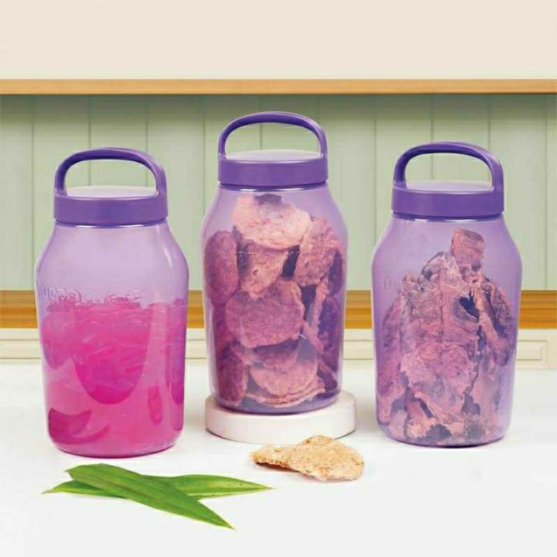 Jual Toples 3 Liter Tupperware Universal Jar Ungu (1 pcs) | Shopee ...