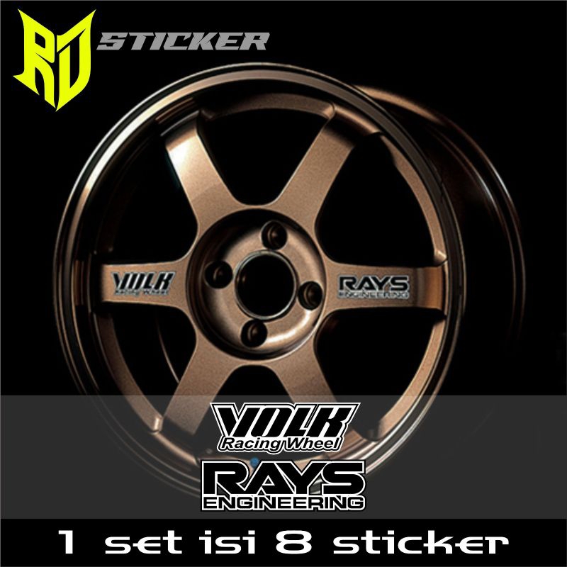 Jual sticker velg volk rays engineering | Shopee Indonesia
