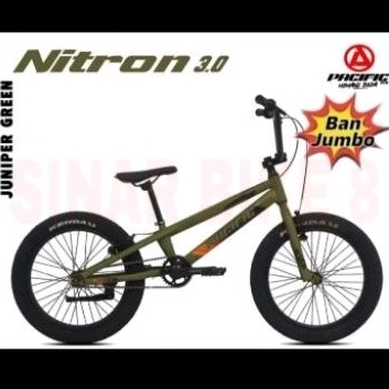 Jual Sepeda BMX PACIFIC NITRON Ban Besar 3.0 Uk - 20 inch | Shopee Indonesia