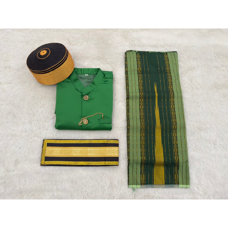 Jual 1 Set Pakaian Adat Bugis Pria Dewasa (Jas Tutu’, sarung ...