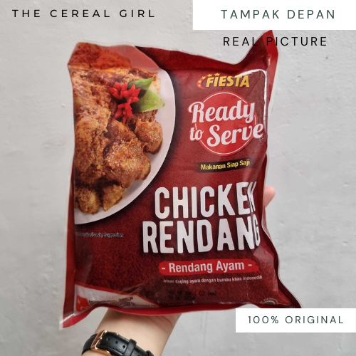 Jual [KONDISI BARU - 100% ORIGINAL] FIESTA Chicken Rendang 300gr ...