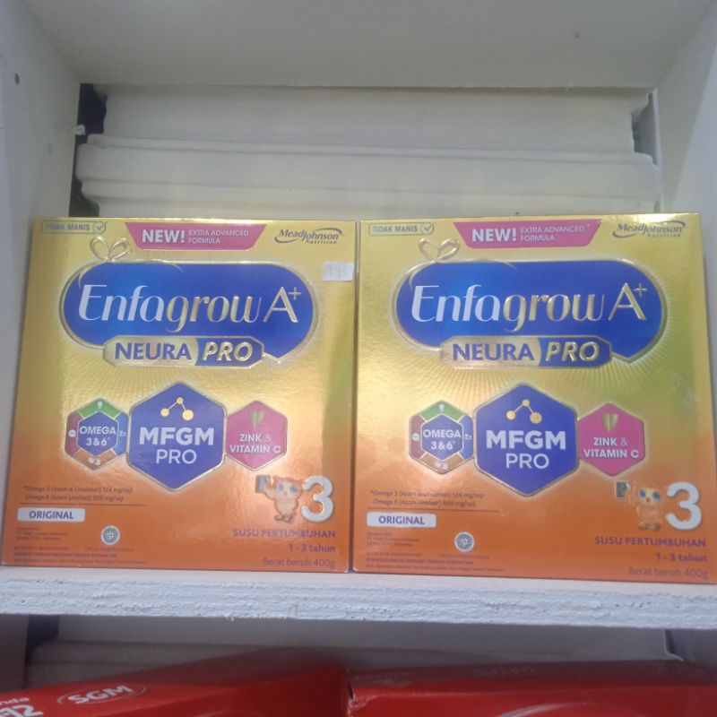 Jual Enfagrow A + 3 Neuro Pro 400 gr Rasa Original Ed 23/11/2023 | Shopee Indonesia