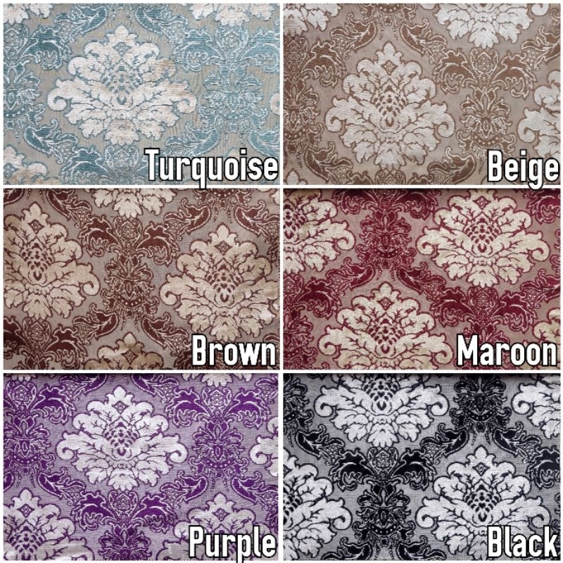 Jual Kain Bludru Beludru Mewah Premium Velvet Timbul Motif Bunga Damask ...